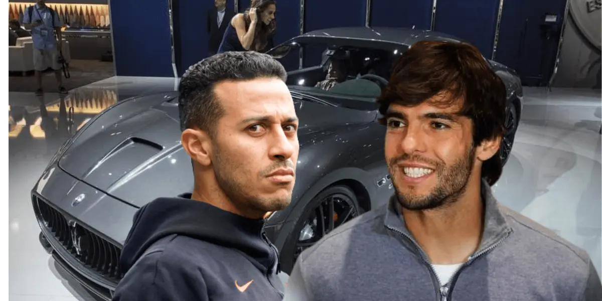 Kaká tem milhões e dirige um carro luxuoso, enquanto Alcântara gastou 1 ...